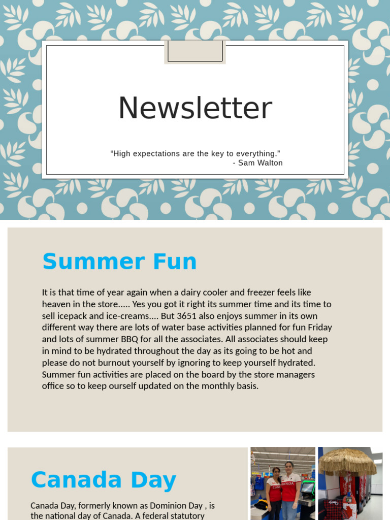 Newsletter July 2022 | PDF | Canada | Government Of Canada