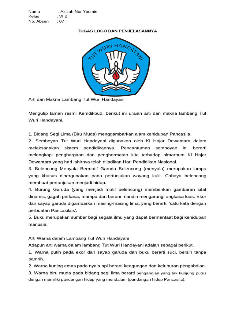 Azizah Tugas Logo | PDF