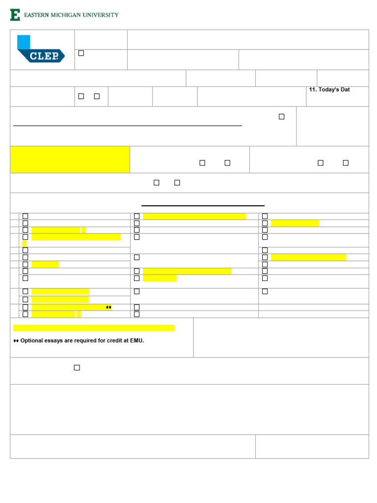 Control WDY | PDF | College Level Examination Program
