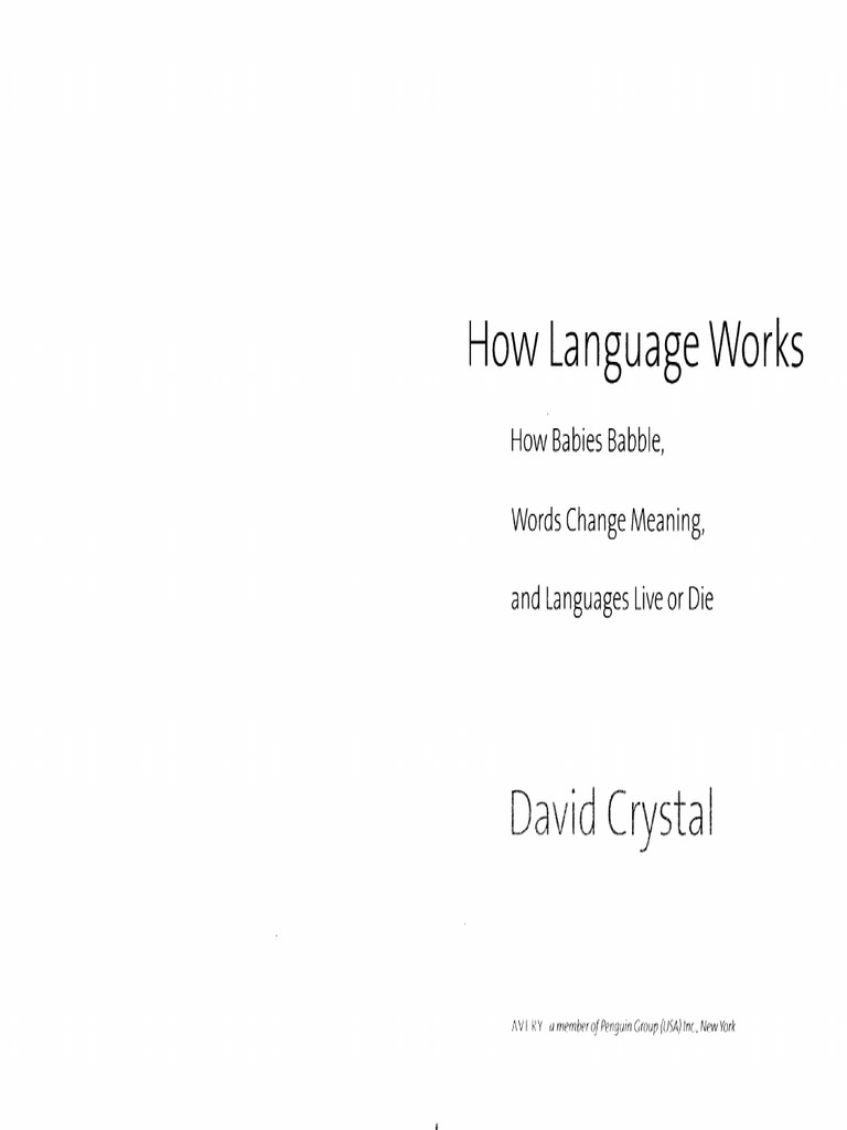 Texto 4 - How The Brain Handles Language (CRYSTAL, 2007) | PDF