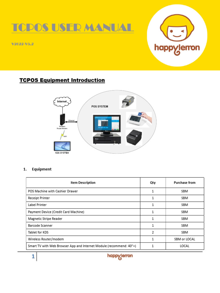 TCPOS User Manual - 2022 V5.2 | PDF | Point Of Sale | Wi Fi