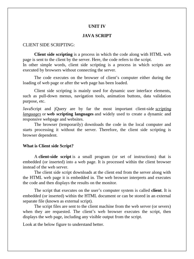 Unit IV Wdd Notes | PDF | Dynamic Web Page | World Wide Web Unit IV Wdd Notes | PDF | Dynamic Web Page | World Wide Web