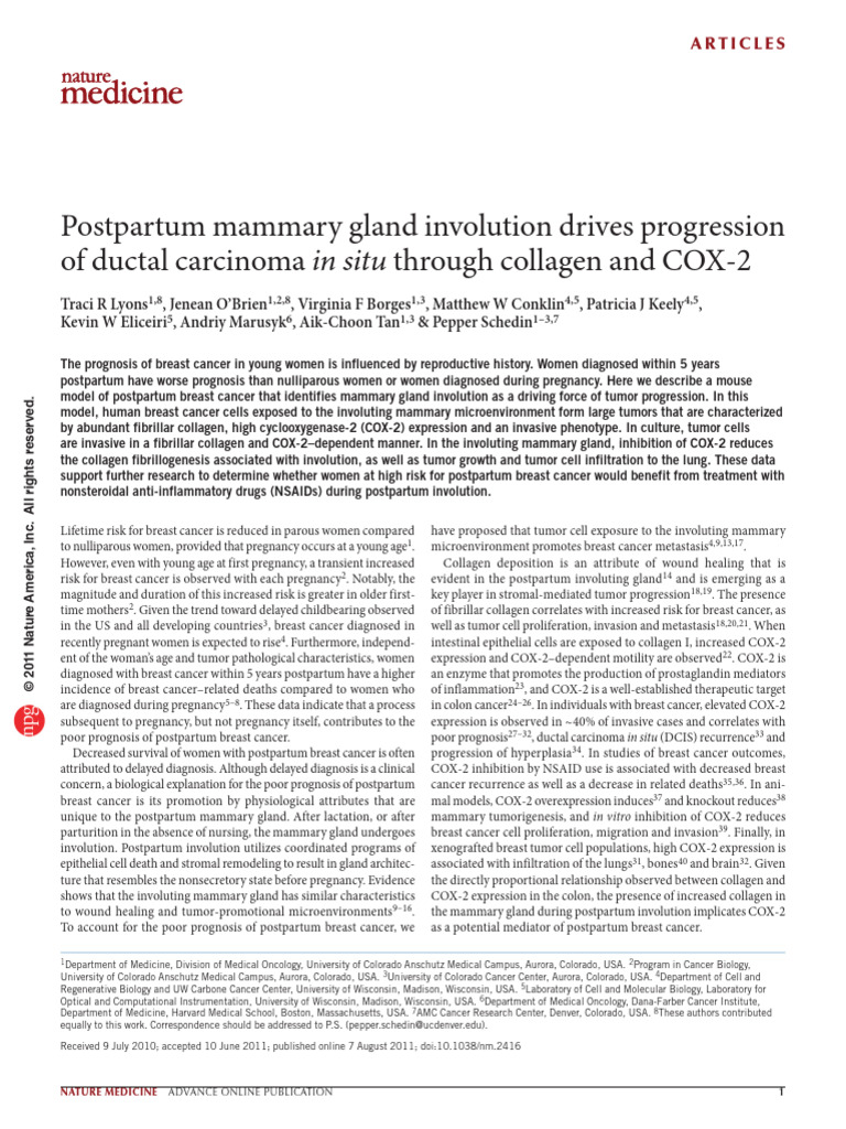JC4 - Lyons & O'Brien Et Al, 2010 - Microenvironment | PDF | Cancer ...