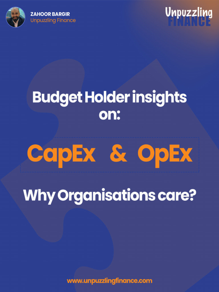 CapEx V OpEx | PDF