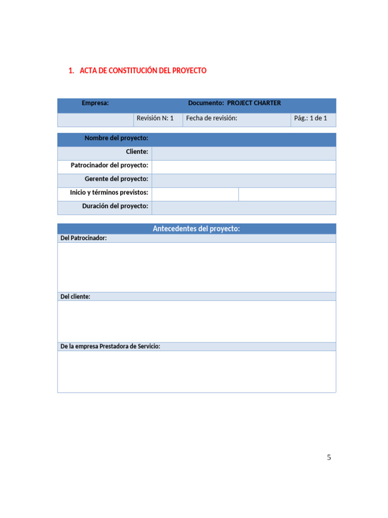 Modelo de Acta 1 | PDF