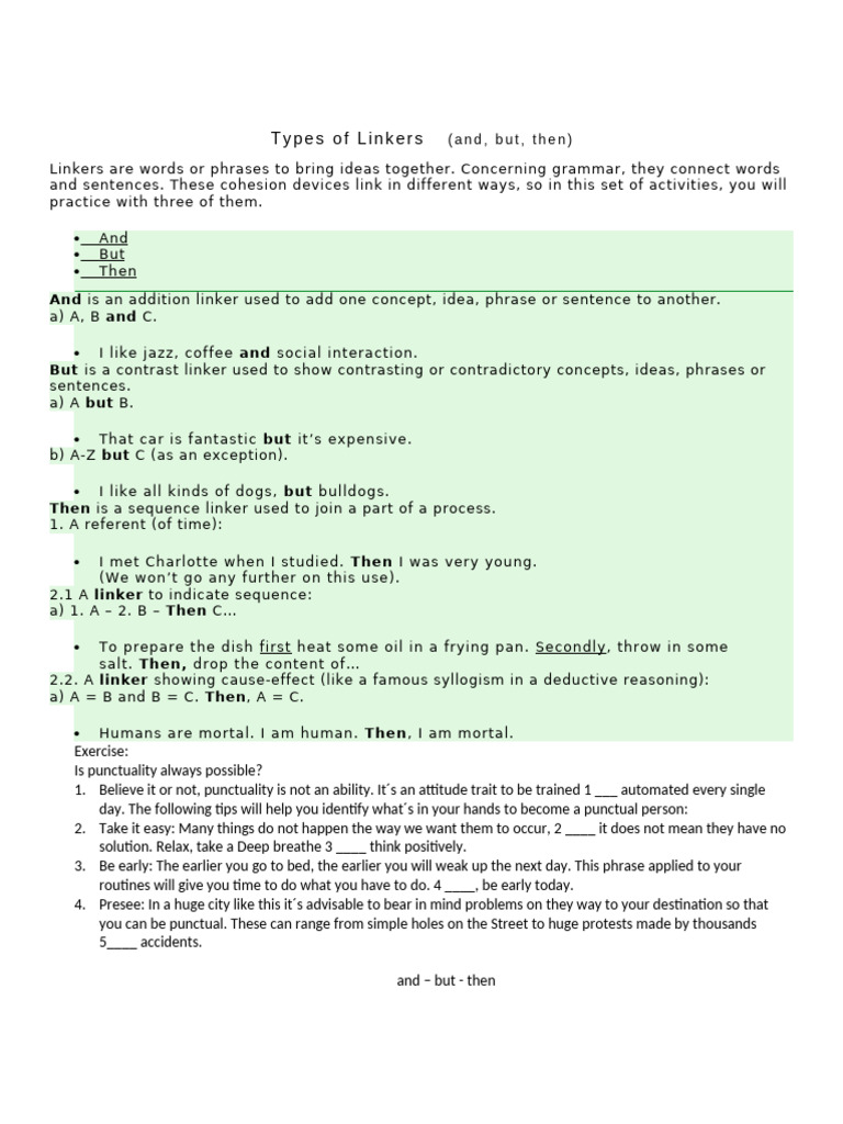 Types of Linkers | PDF