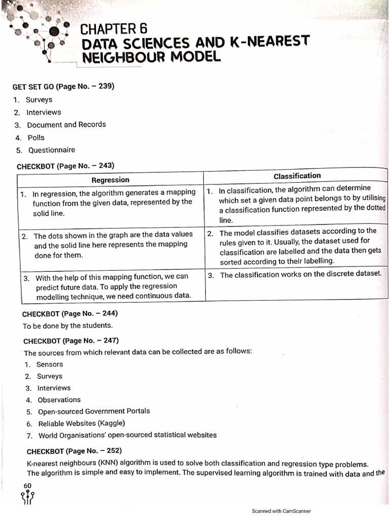 Chapter 6 - Data Science and K Nearest Neighbour Model (PART B) | PDF