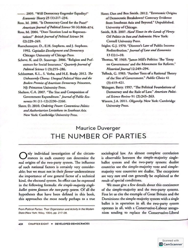 Political Science - Reading | PDF