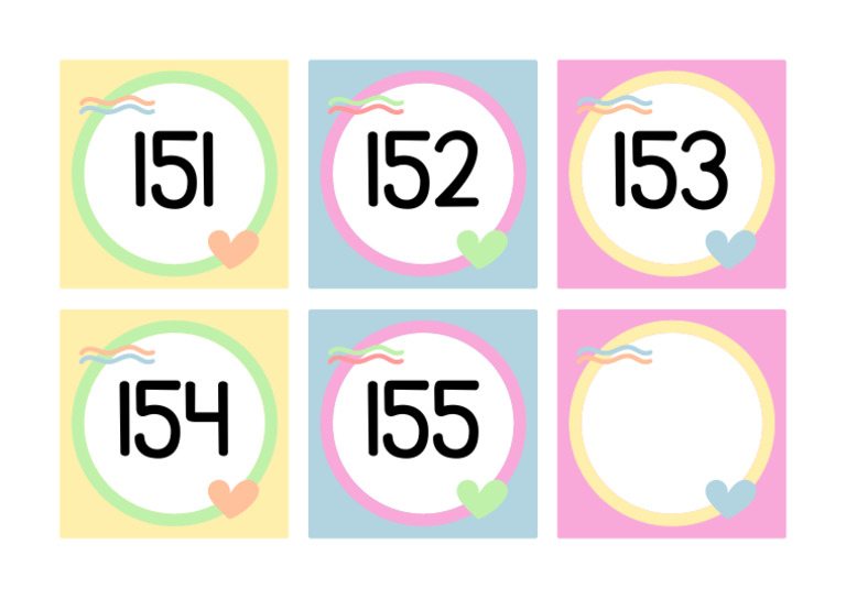 Number Flashcards in Colorful Illustrative Style (1) | PDF