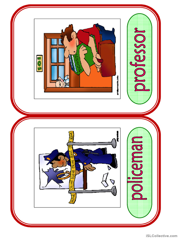 Jobs and Occupations Flashcards | PDF