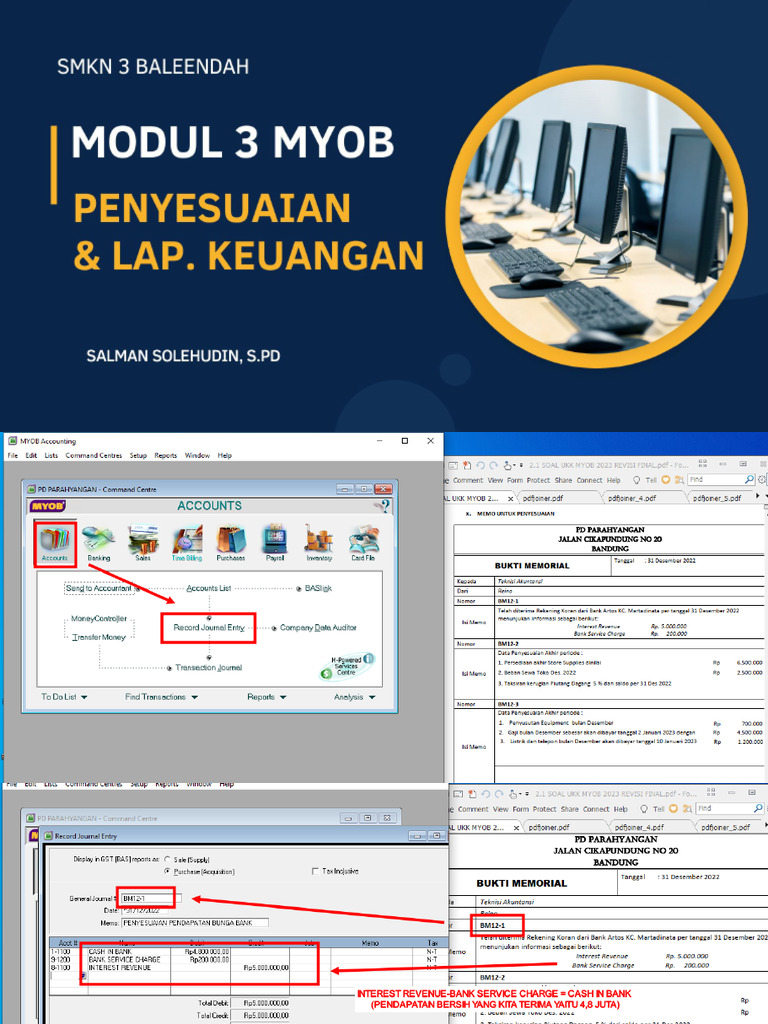 Modul 3 Ujikom Myob - PD Parahyangan | PDF