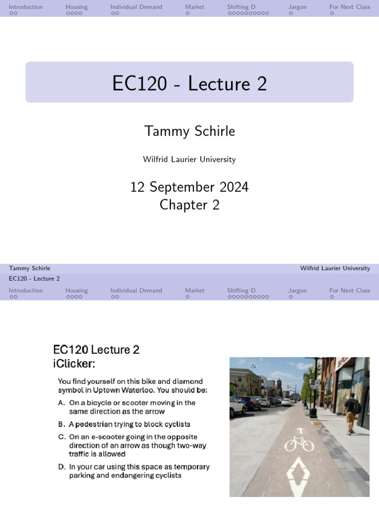 ec120-lecture2-fall2024-a (1) | PDF | Demand | Economic Theories