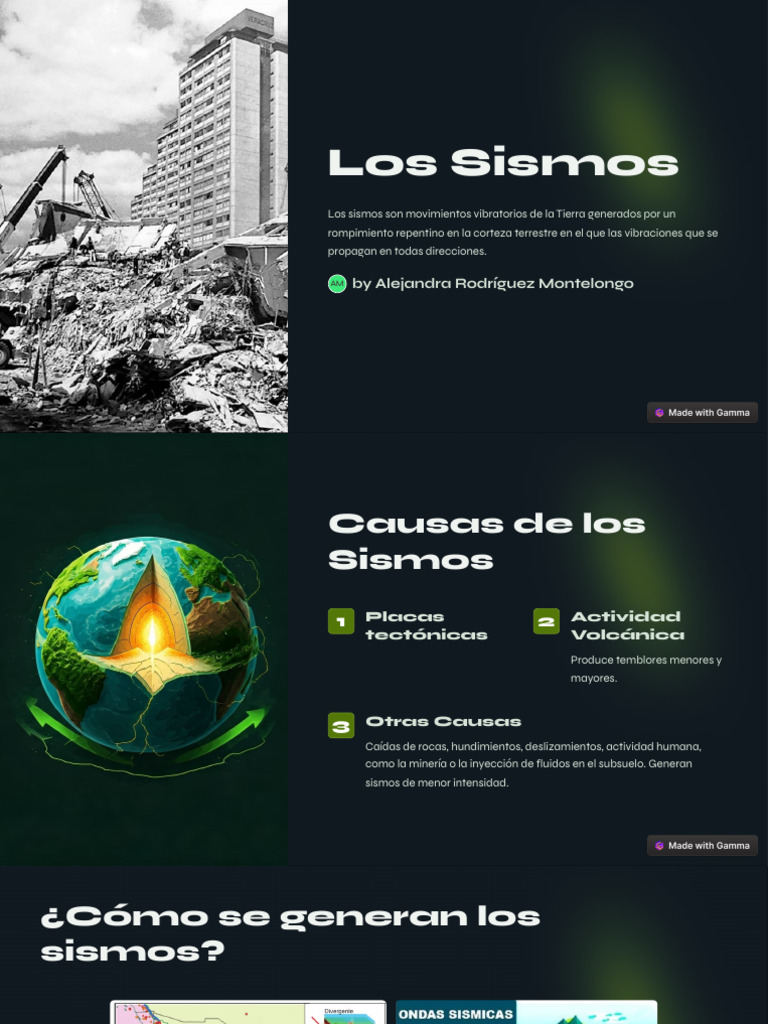 Los Sismos | PDF | Temblores | Naturaleza