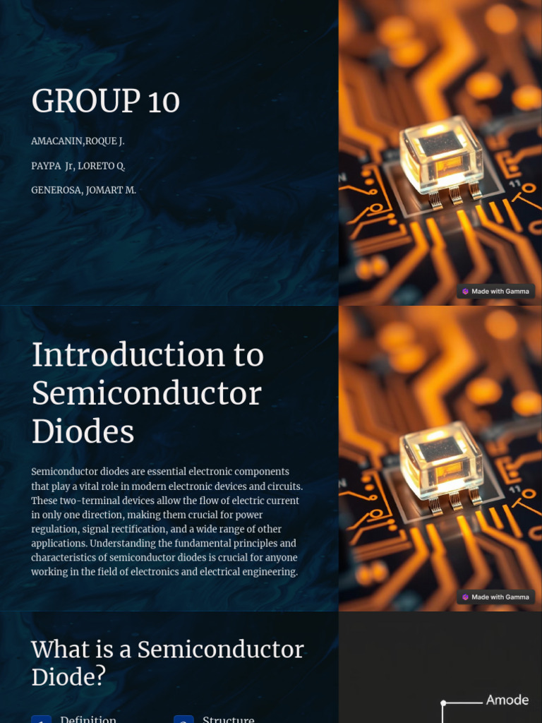 Introduction to Semiconductor Diodes | PDF | Diode | P–N Junction