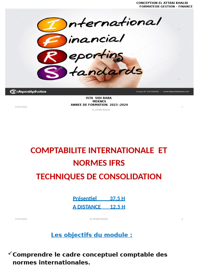 Ifrs | PDF | Normes internationales d'information financière | Bilan comptable