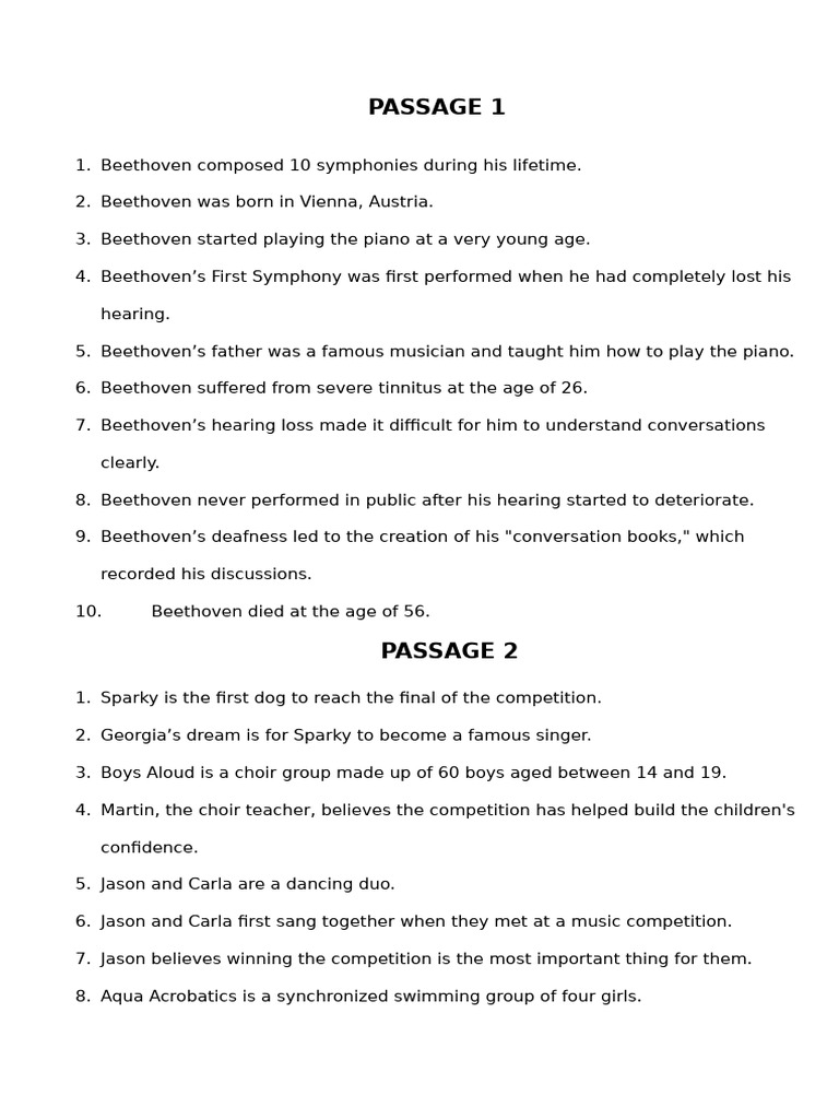 Passage 1 | PDF
