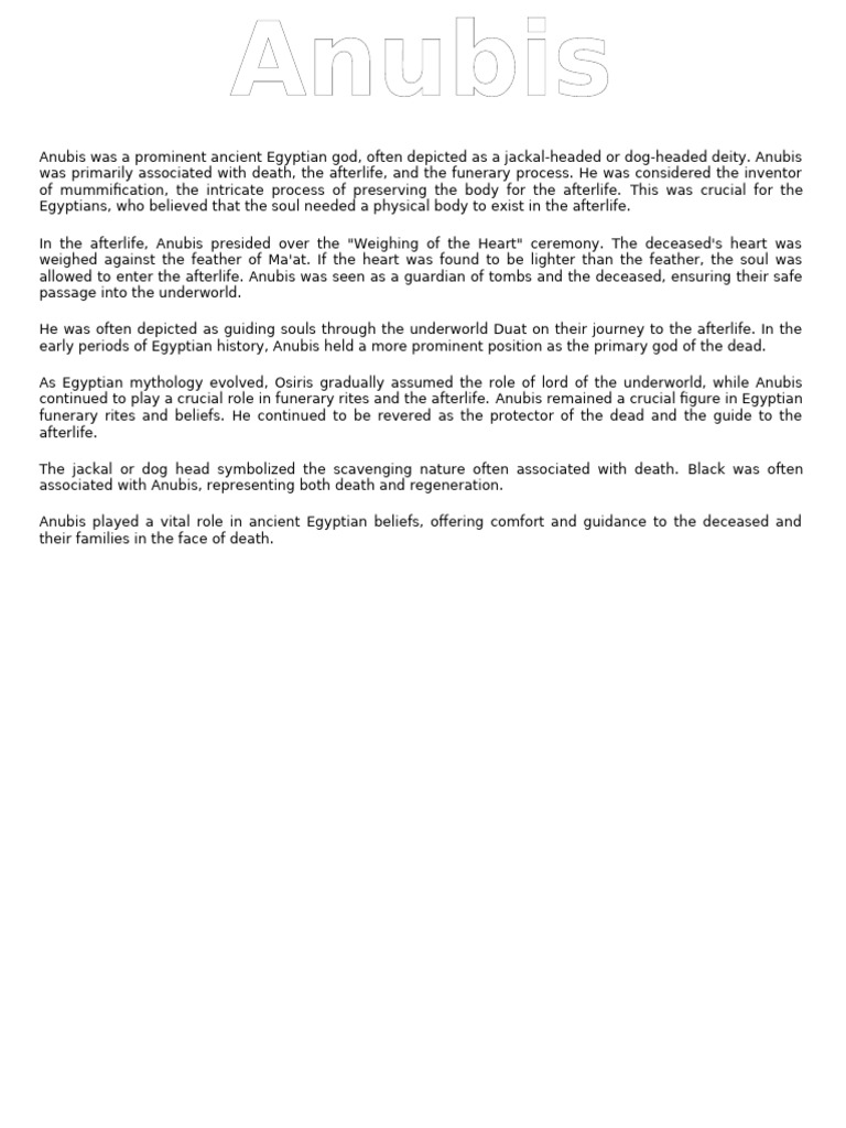 Anubis | PDF
