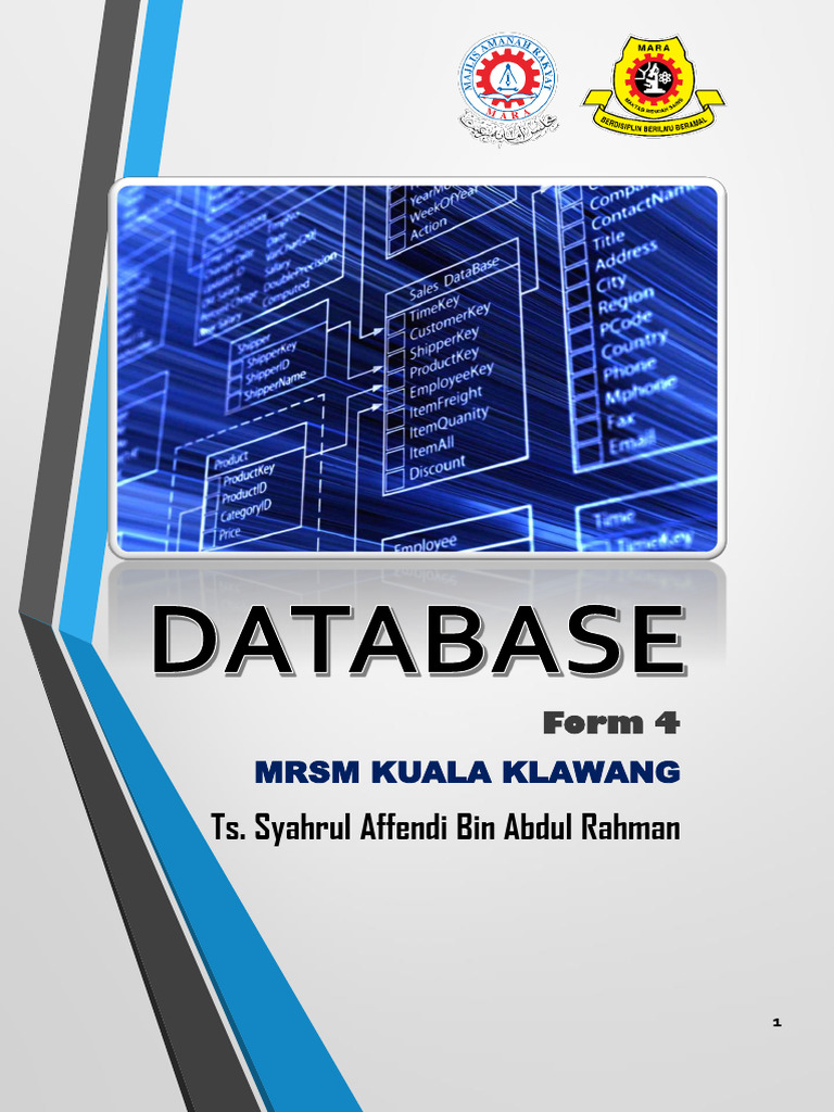 Database Concepts for Form 4 Students | PDF | Object (Computer Science ...
