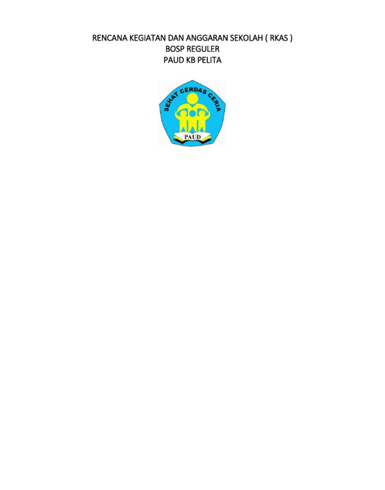 LEMBAR PENGESAHAN RKAS BOSP p1 TAHUN 2025 PELITA | PDF