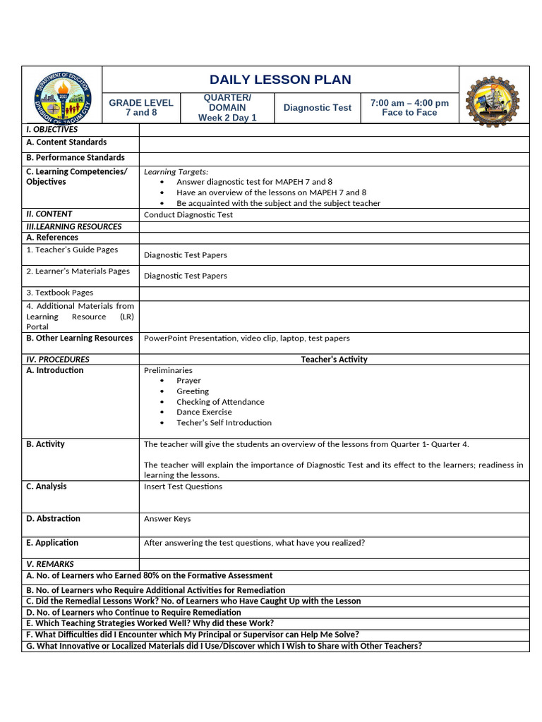 DLP Week 2 | PDF | Learning | Teachers