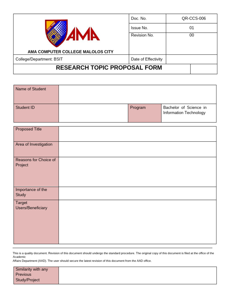 Topic-Proposal | PDF