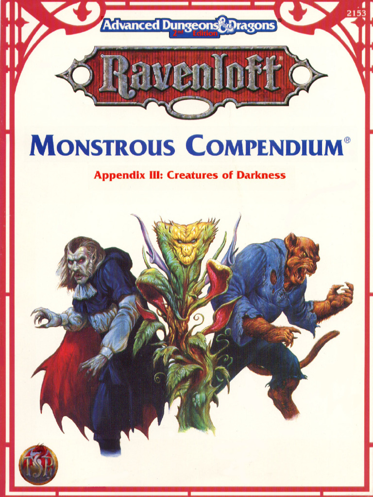 Ravenloft Appendix III | PDF
