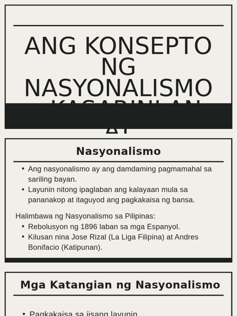 AP7 PPT Q3 W1 Nasyonalismo | PDF