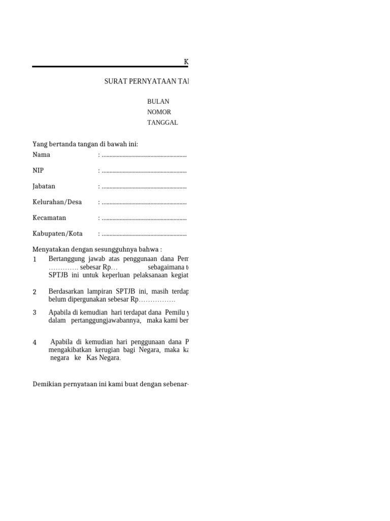 Format Hibah LPJ PPK PPS | PDF