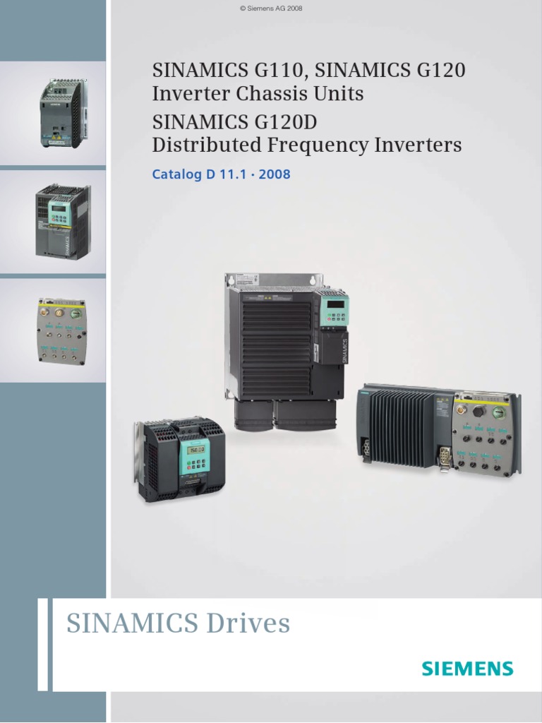 01.D11 1 SINAMICS G120 2008 | Electromagnetic Compatibility | Automation