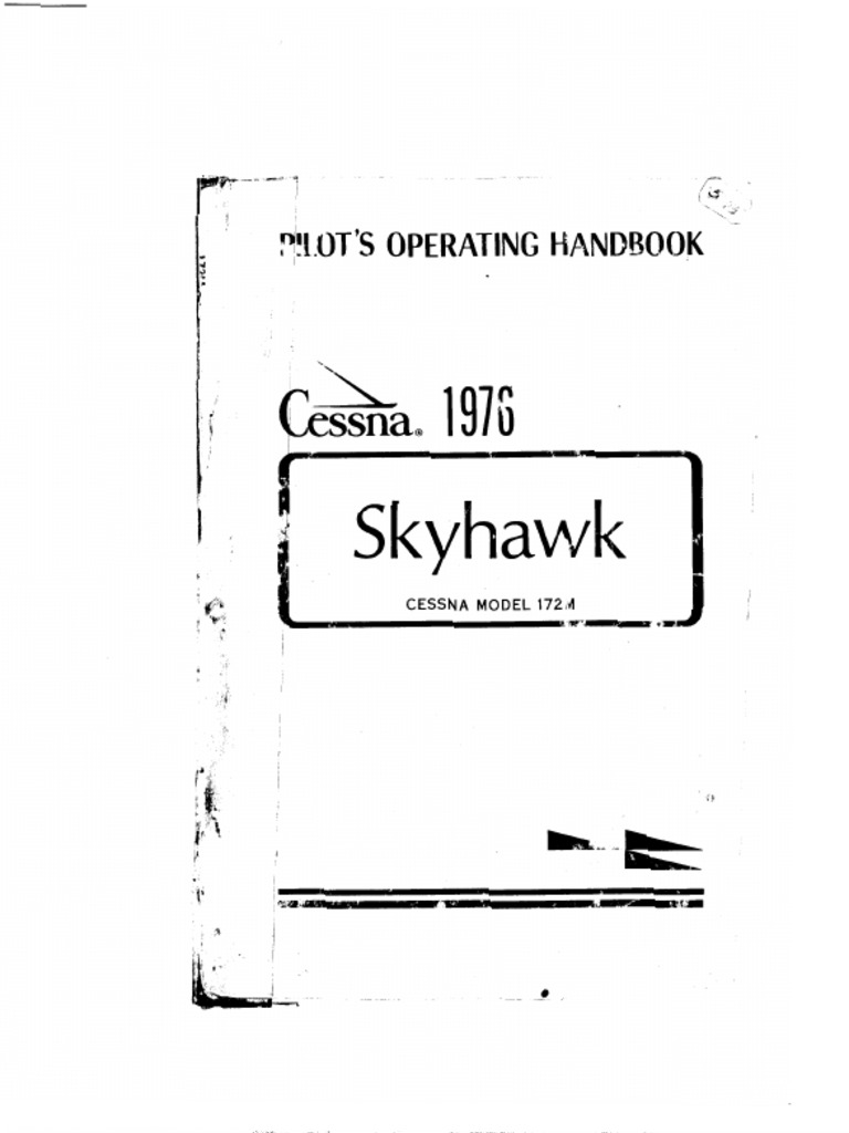 Cessna 172M 1976 POH | PDF