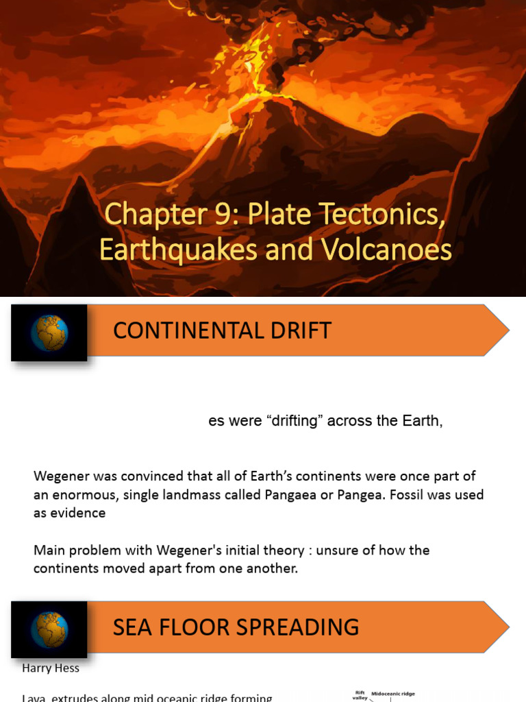 Chapter 9 Plate Tectonics Earthquakes and Volcanoes | PDF | Plate ...