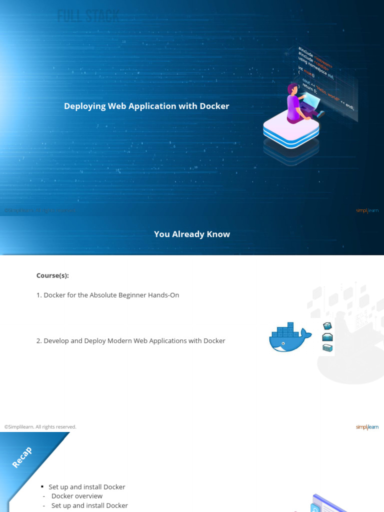 Docker Web App Deployment Guide | PDF | Microsoft Windows | Windows 10