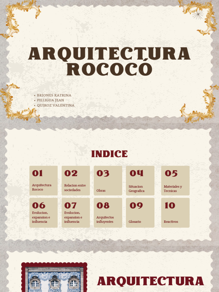 ARQUITECTURA ROCOCÓ | PDF