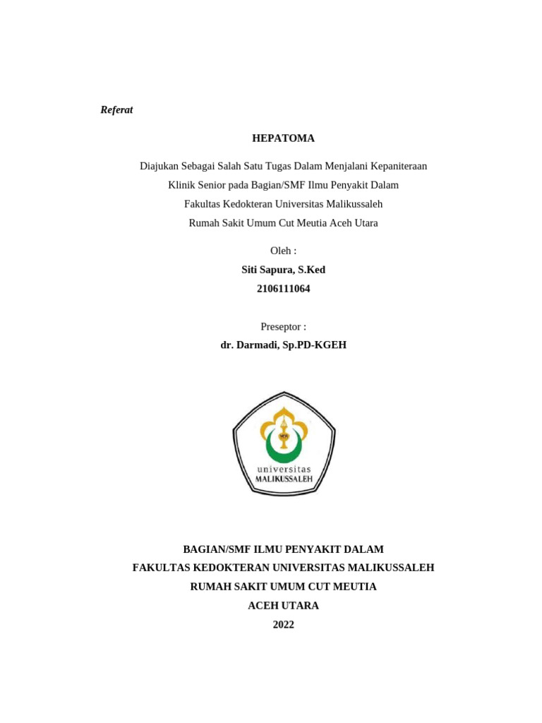 Done Refrat PD | PDF