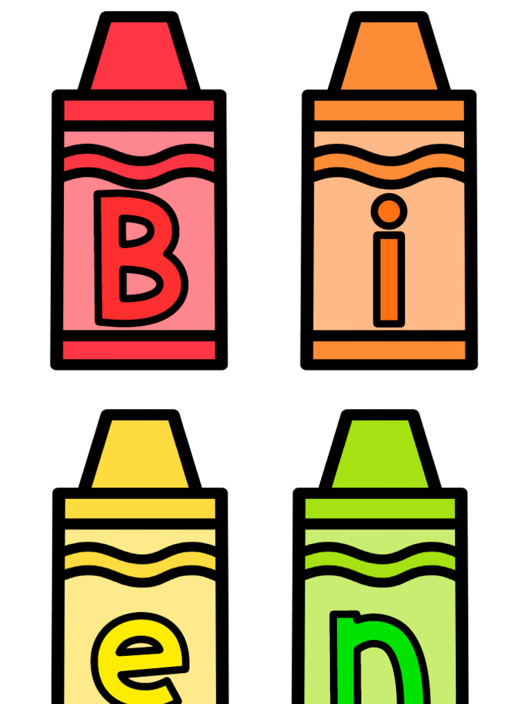 Banner Bienvenidos Crayola | PDF