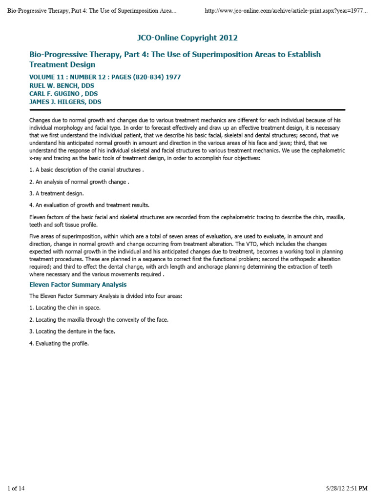 bioprogressive | PDF | Dentistry Branches
