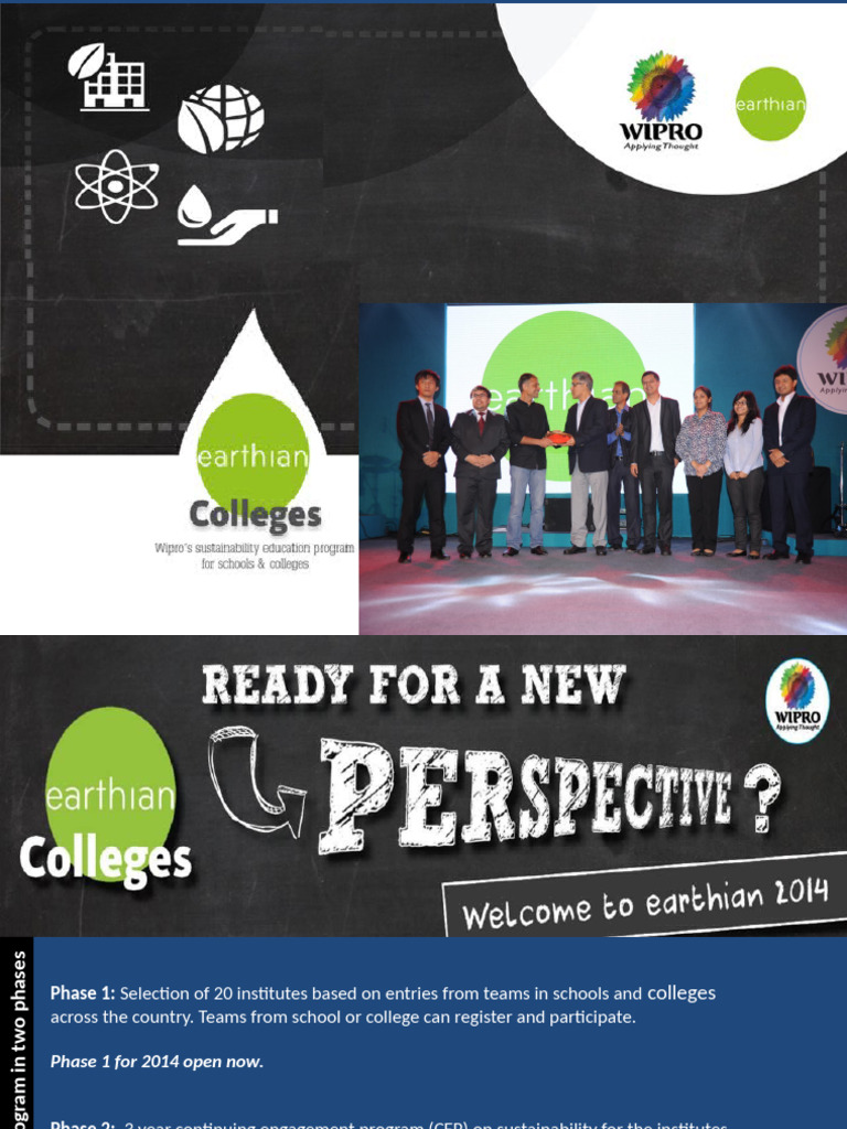 Earthian Sustainability Program for Colleges | PDF
