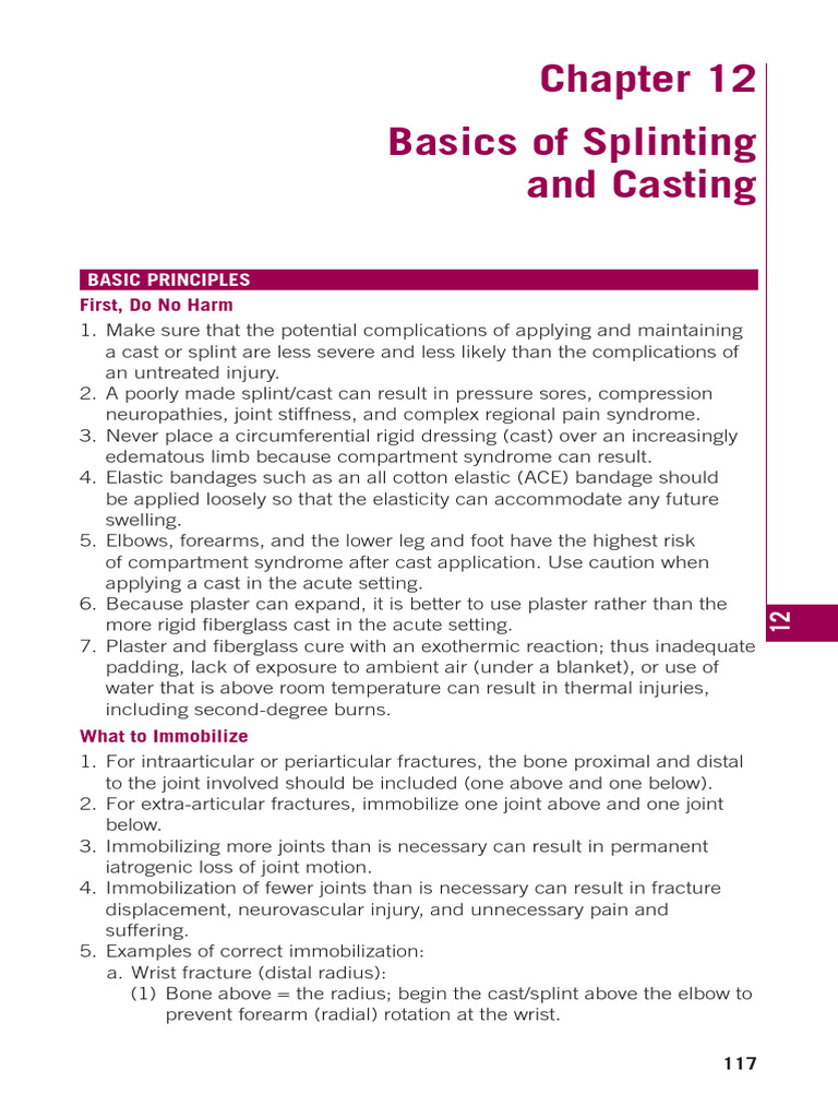 Básicos sobre férulas y yesos cerrados | PDF | Anatomical Terms Of Motion | Musculoskeletal System