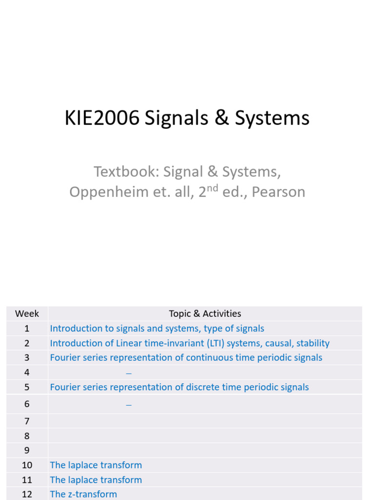 Lecture Week 1 | PDF