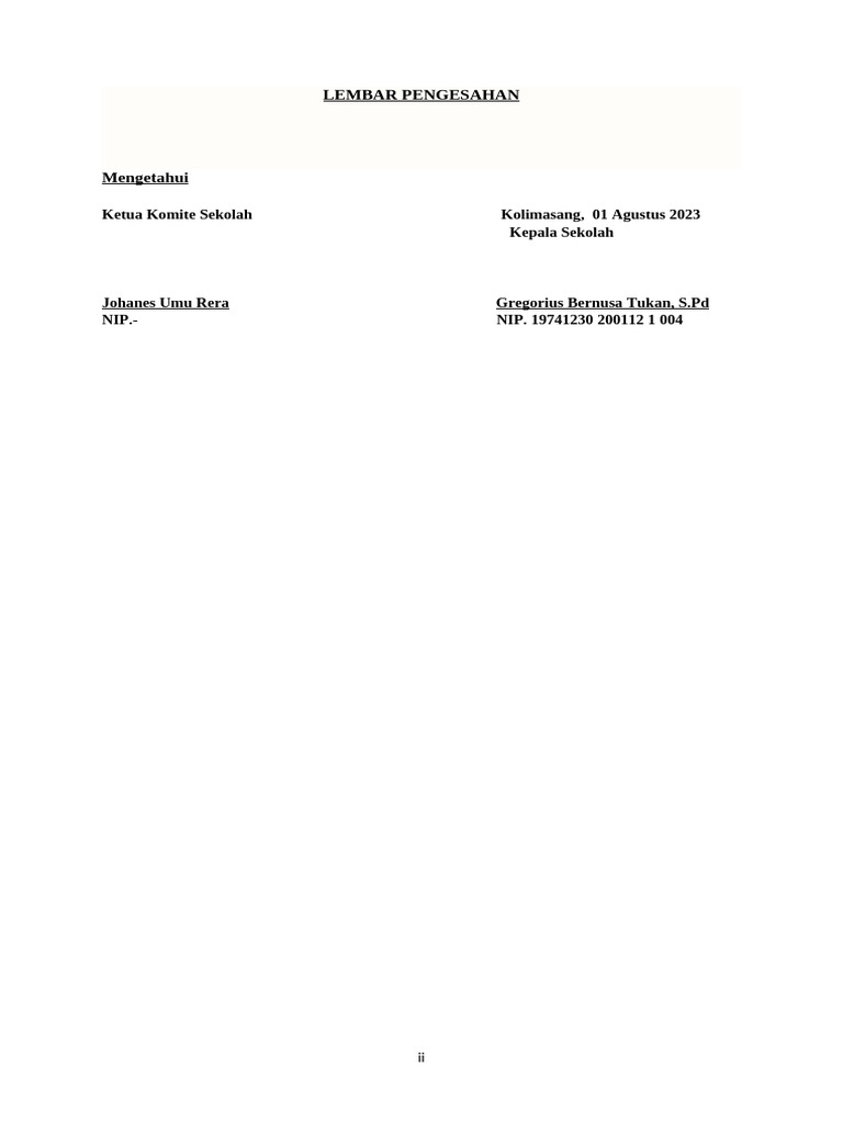 LEMBAR PENGESAHAN edit | PDF