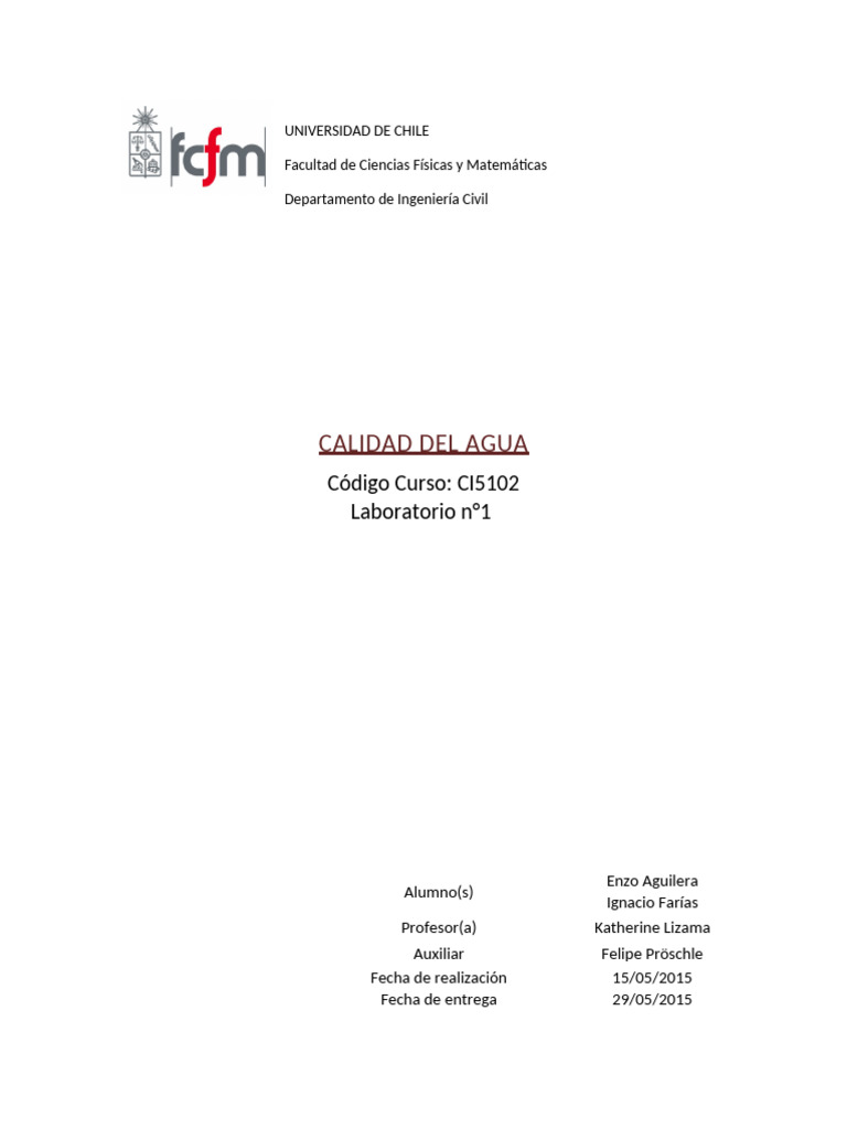 Labca | PDF | Agua | Agua potable