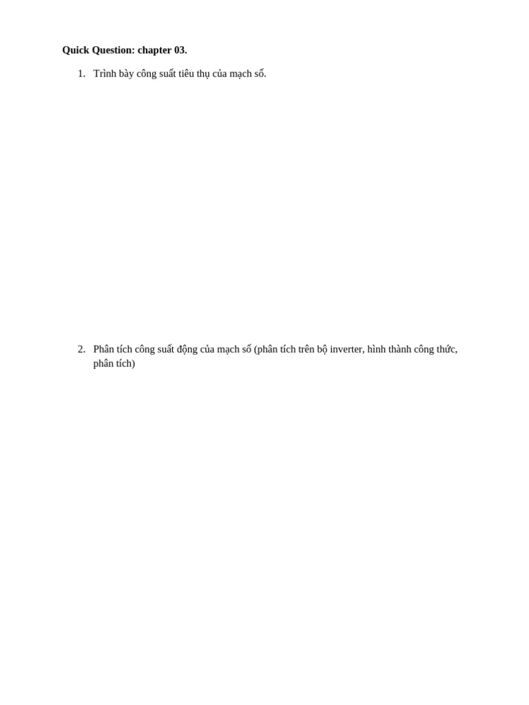 Quick Question. Chapter 05 | PDF
