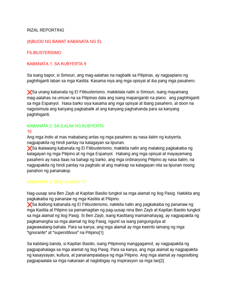 RIZAL REPORTING | PDF