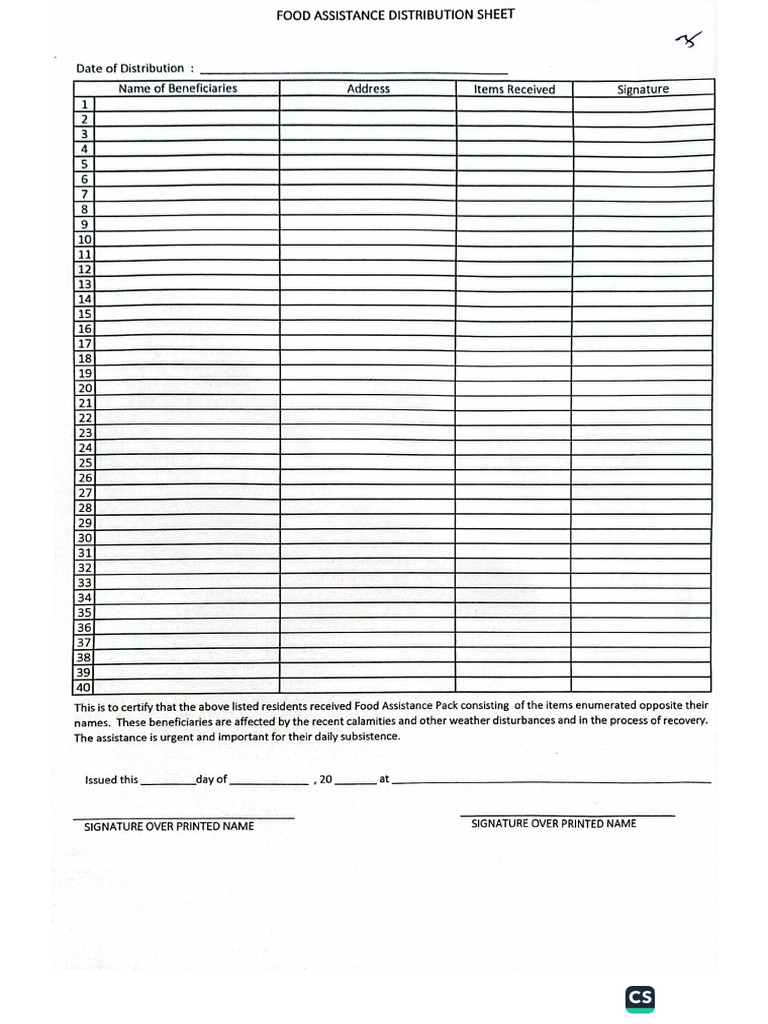 Attendance-SheetDistribution-List-WTD | PDF