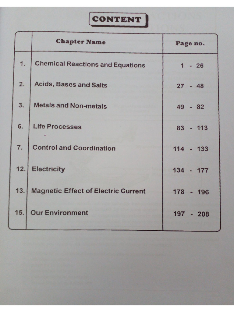 Science Class 10th | PDF