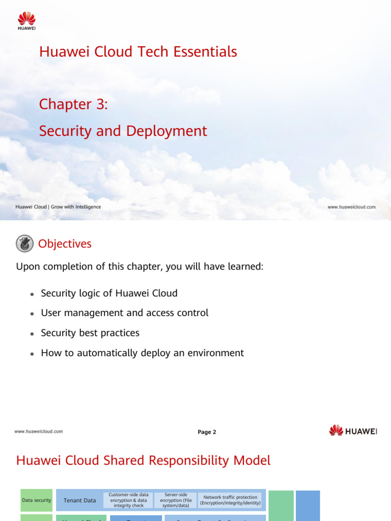 Huawei Cloud Security Guide | PDF | Cloud Computing | Computer Security