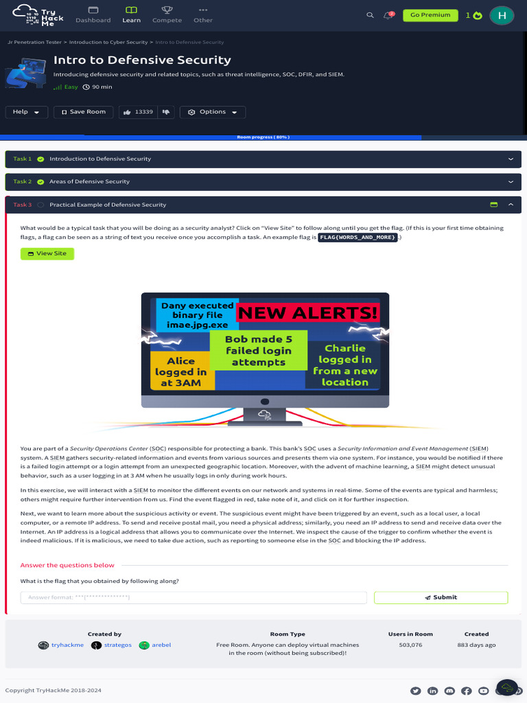 TryHackMe Intro To Defensive Security 2 | PDF | Cyberspace | Cybercrime