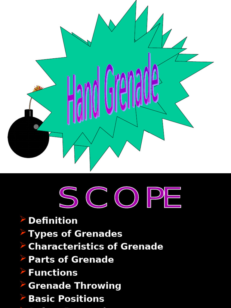 grenade | PDF | Fuze | Projectiles
