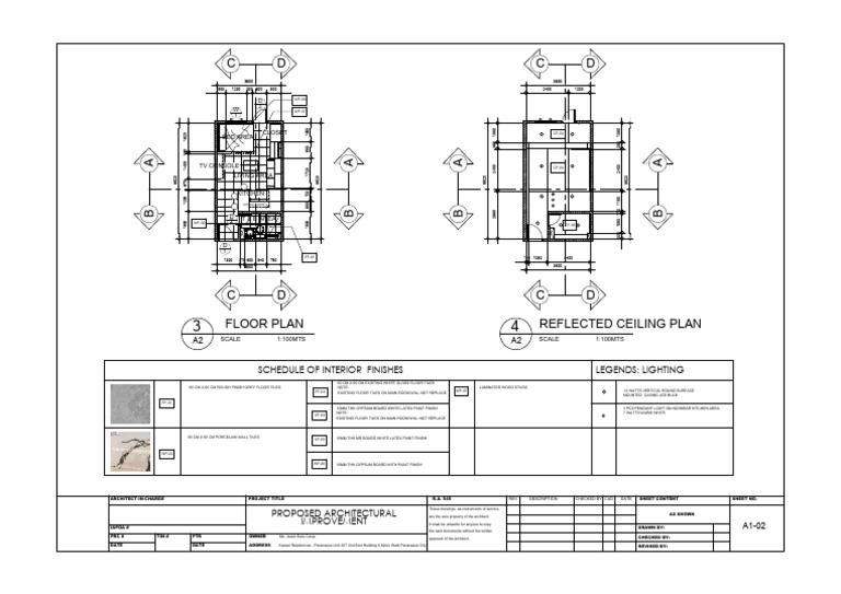 PLANS & SPECIFICATIONS 1 | PDF | Building Technology | Architectural Design