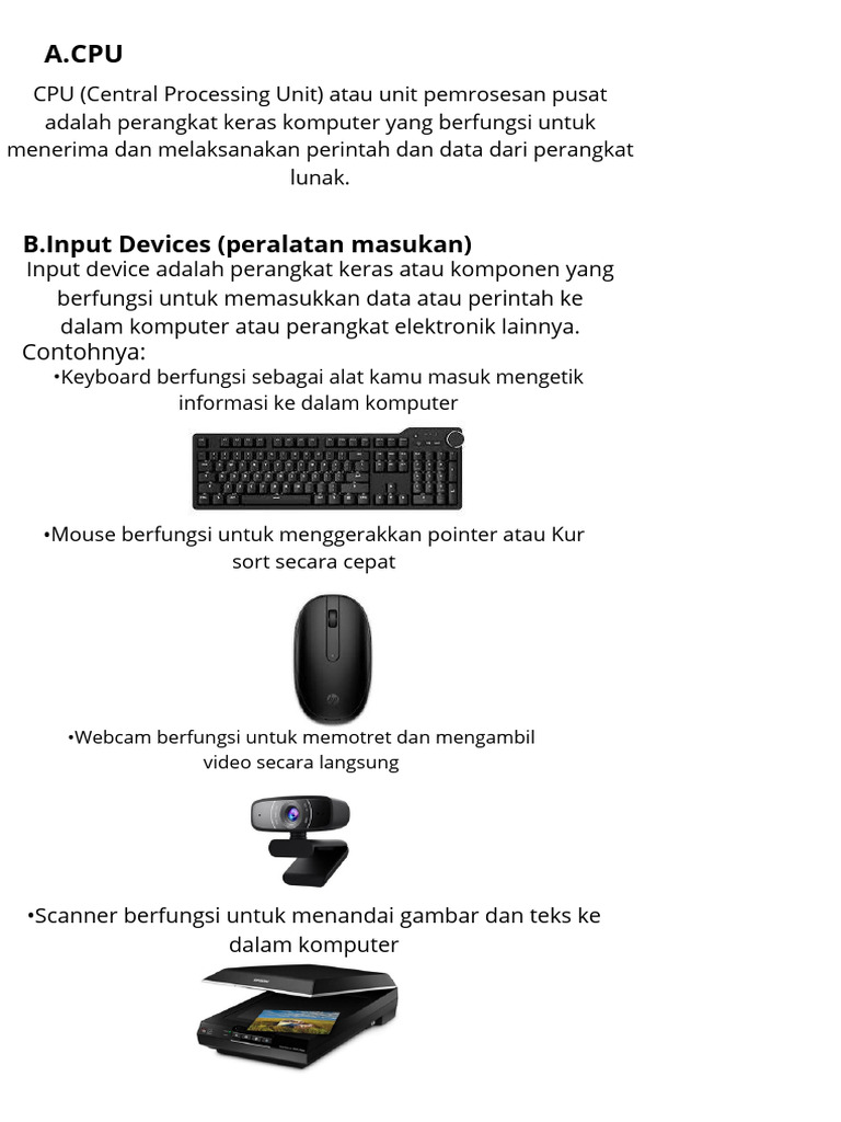CPU (Central Processing Unit) Atau Unit Pemrosesan Pusat Adalah Perangkat K - 20241014 - 144156 ...